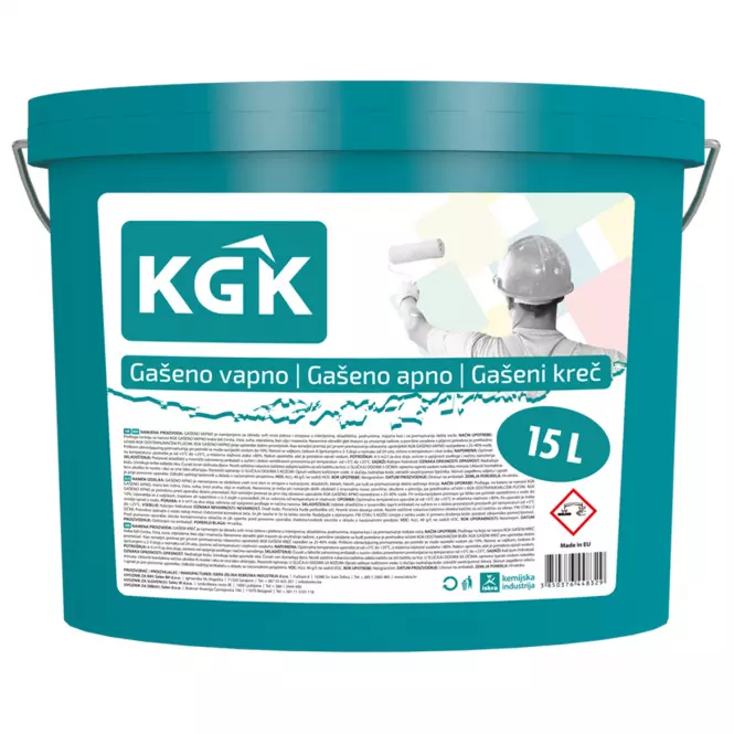 KGK Gašeno Vapno 15l / Merkury